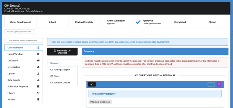 CHILDdb (database) - CHILD Cohort Study